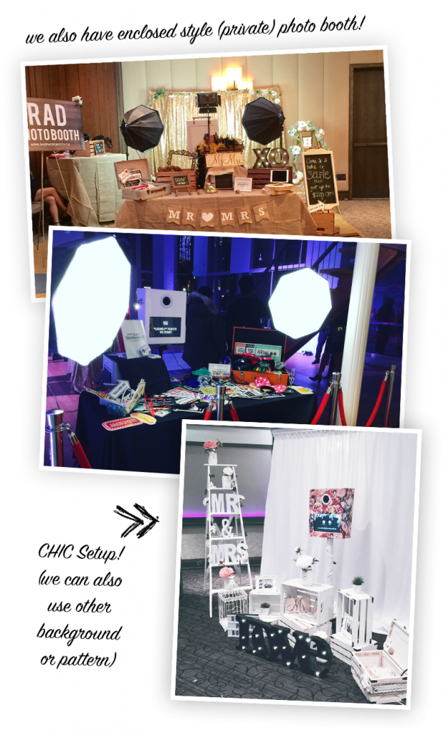 Photo Booth Vintage Chic Setup